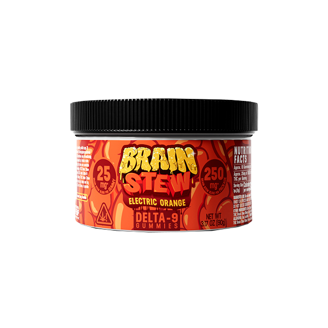 Haze Brain Stew Electric Orange - Delta 9 Gummies - Just Delta Store